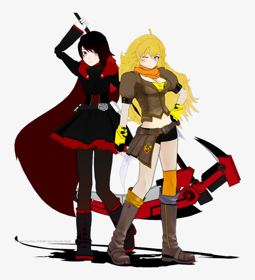 Download We're Ruby And Yang, And This Is Our Favorite 3d Character ...