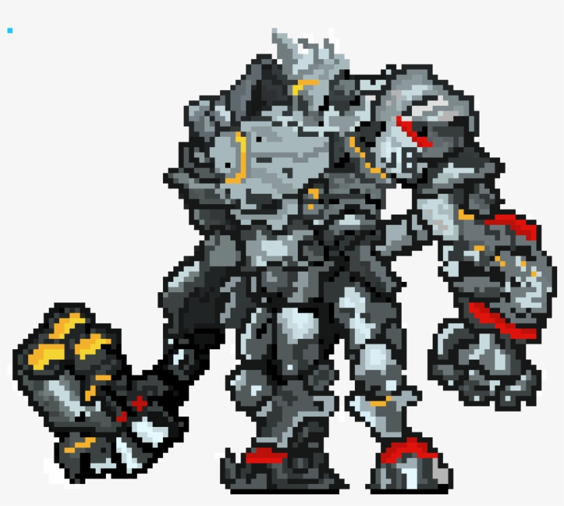 Reinhardt Reinhardt Reinhardt - Pixel Art PNG Image | Transparent PNG ...