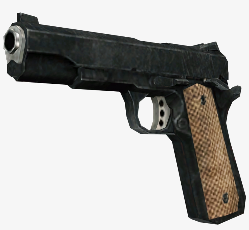 M1911 Black Model Cod4 - Call Of Duty 4 1911 PNG Image | Transparent ...