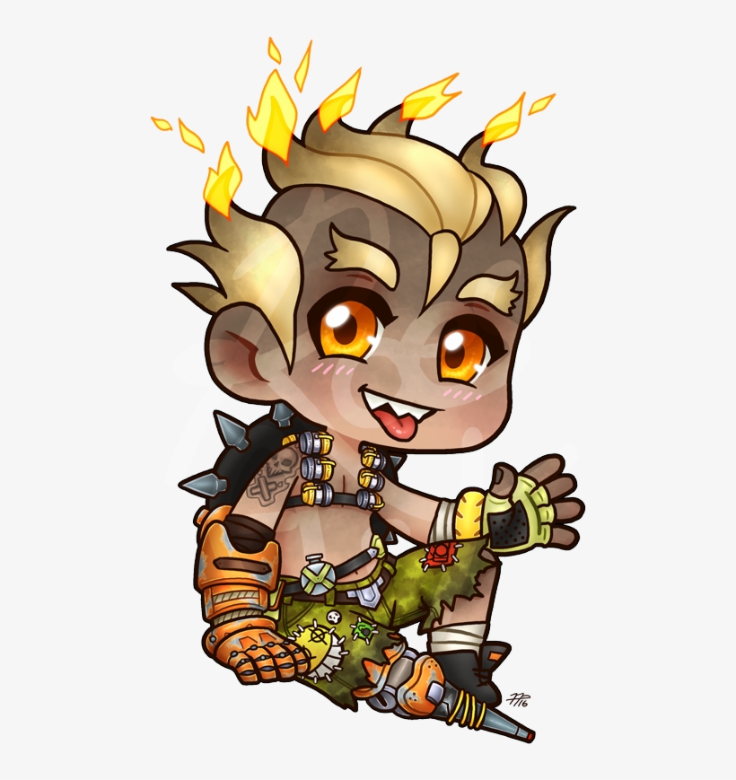 Download Junkrat By Roseannepage - Junkrat Chibi | Transparent PNG ...