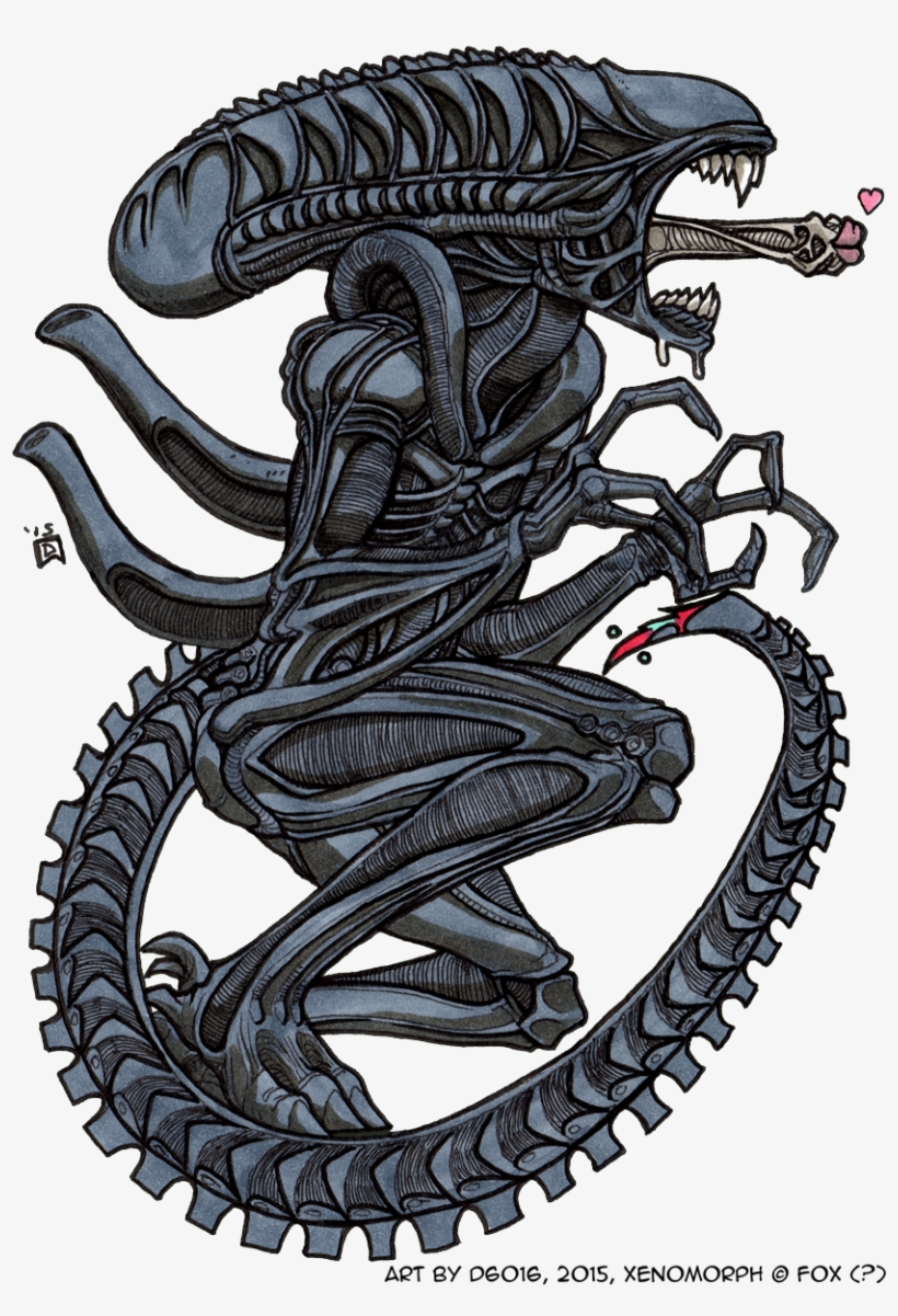 Daily Newf - Xenomorph Transparent PNG Image | Transparent PNG Free ...