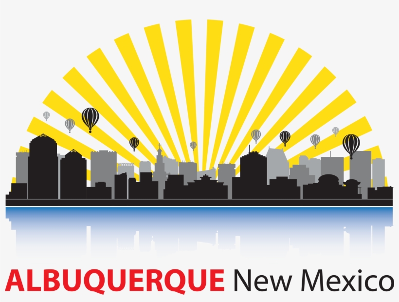 Cityscape Clipart Cityline - Albuquerque City In Clipart PNG Image ...