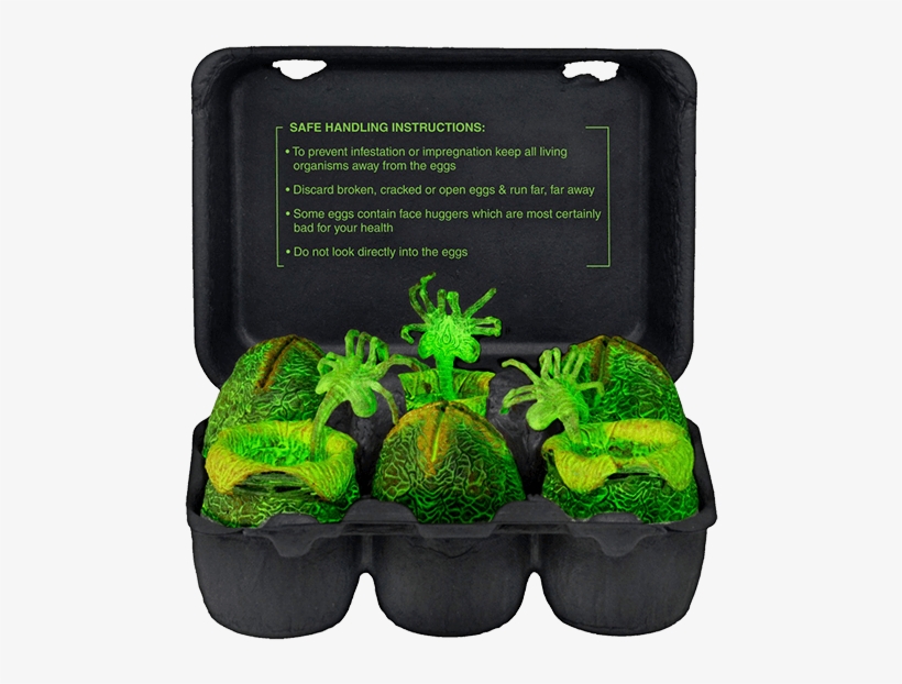 Aliens Xenomorph Egg Glow In The Dark 6 Pack In Collectible - Neca ...