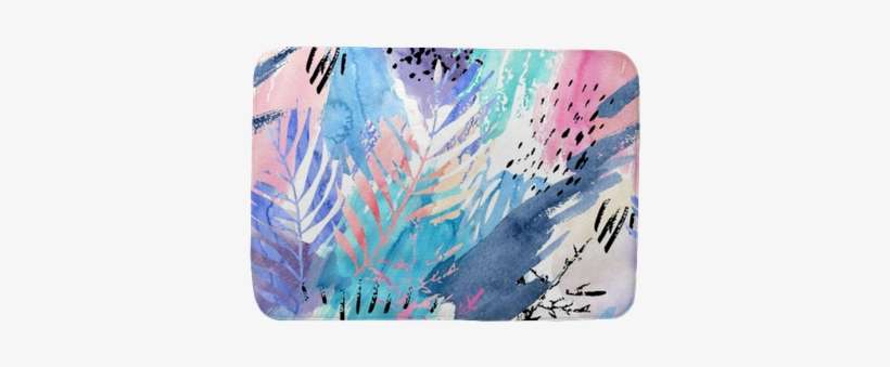 Artistic Watercolor Seamless Pattern - Watercolor Painting PNG Image ...