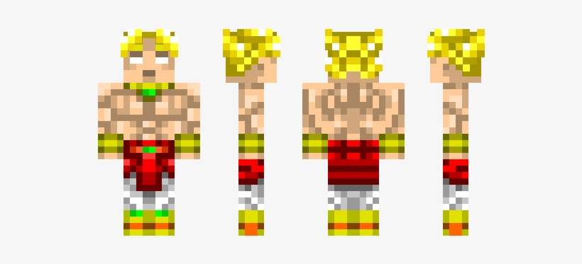 Minecraft Skin Broly - Minecraft PNG Image | Transparent PNG Free ...