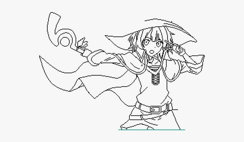 Megumin - Sketch PNG Image | Transparent PNG Free Download on SeekPNG