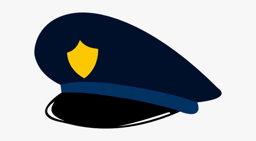 Police Hat Clip Art At Clker Com Vector Clip Art Online - Police Hat ...