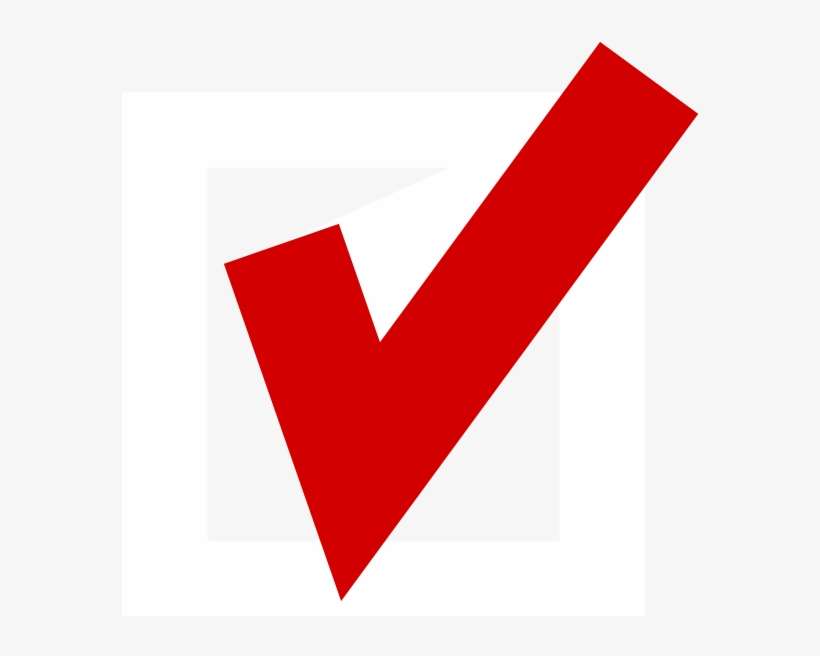 Red Tick In Box PNG Image | Transparent PNG Free Download on SeekPNG
