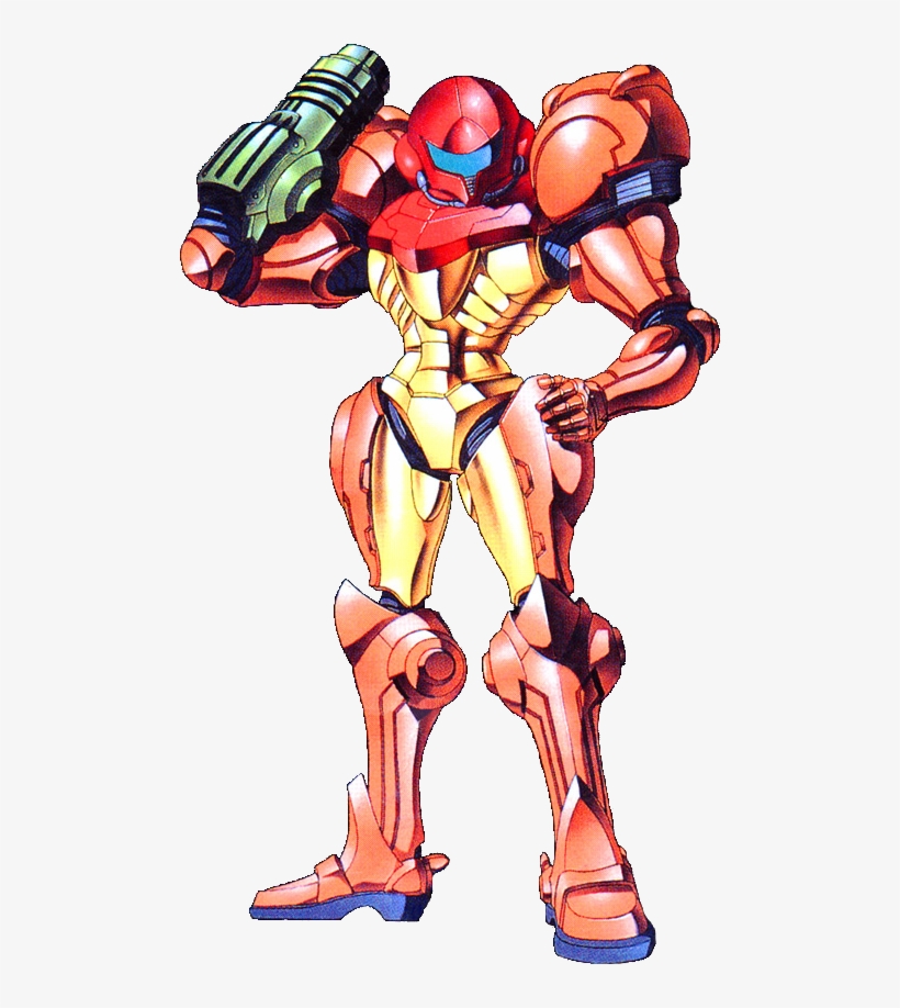 Samus Aran Varia Suit From Metroid - Samus Varia Suit Super Metroid PNG ...