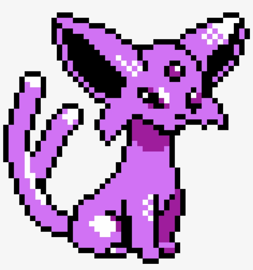 Download Espeon Pixel Art By Dragon97586 - Pokemon Pixel Art Espeon ...