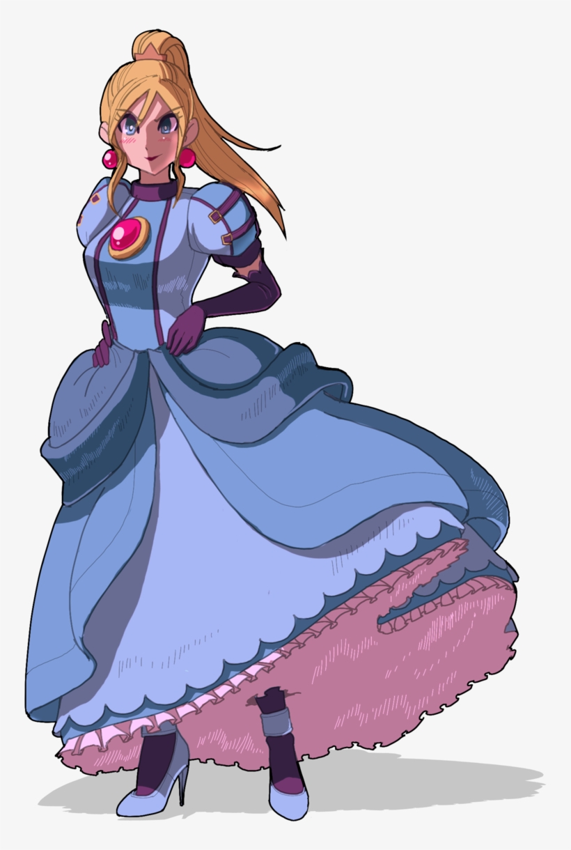 Samus Aran Power Princess - Princess Samus Aran Dress PNG Image ...