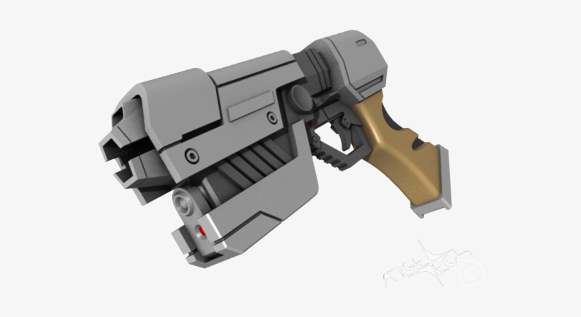 6 Scale Samus Paralyzer Gun From Metroid 3d Render - Samus Paralyzer ...