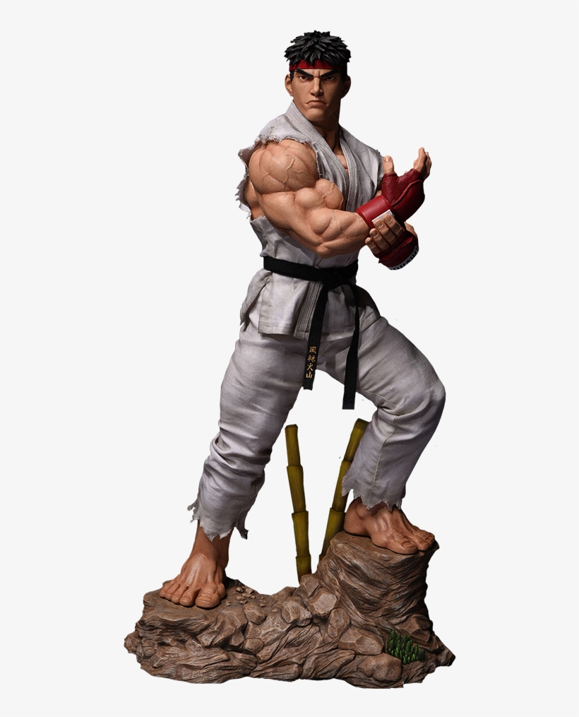 Ryu Battle Version - Ryu 1 4 Street Fighter Statue PNG Image ...