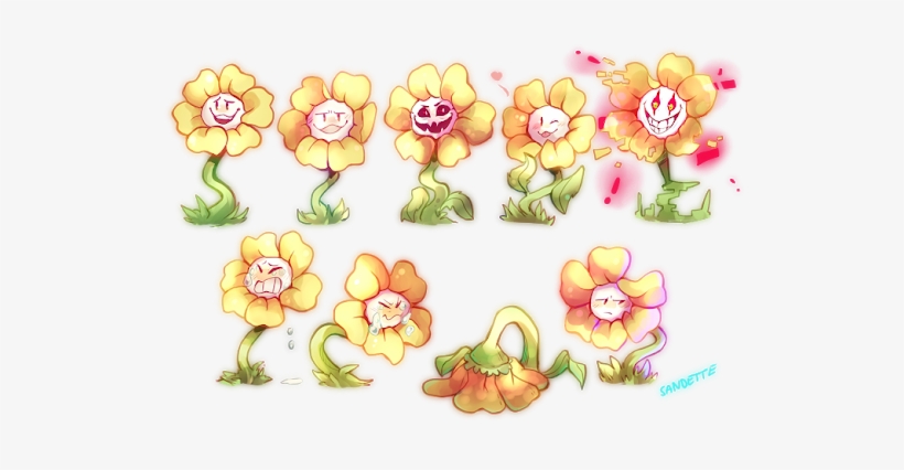 Download Flowey The Flower - Flowey | Transparent PNG Download | SeekPNG