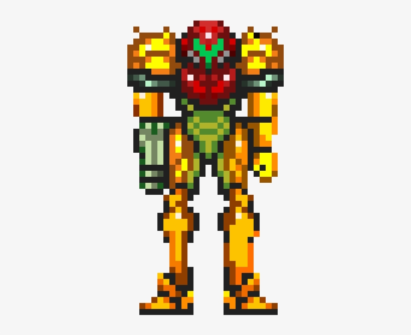 Download Samus Super Metroid - Super Metroid 8 Bit | Transparent PNG ...