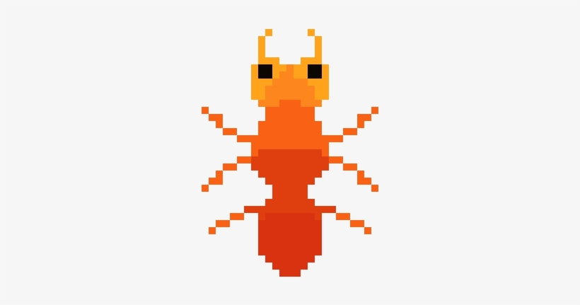 Ant - Pixel Art PNG Image | Transparent PNG Free Download on SeekPNG