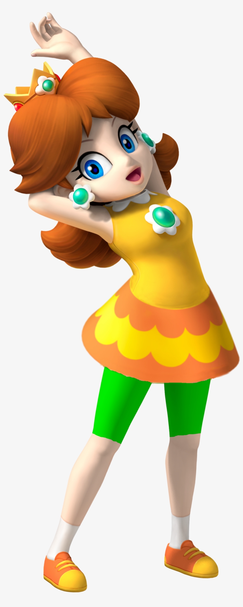 File History - Mario Sports Princess Daisy PNG Image | Transparent PNG ...