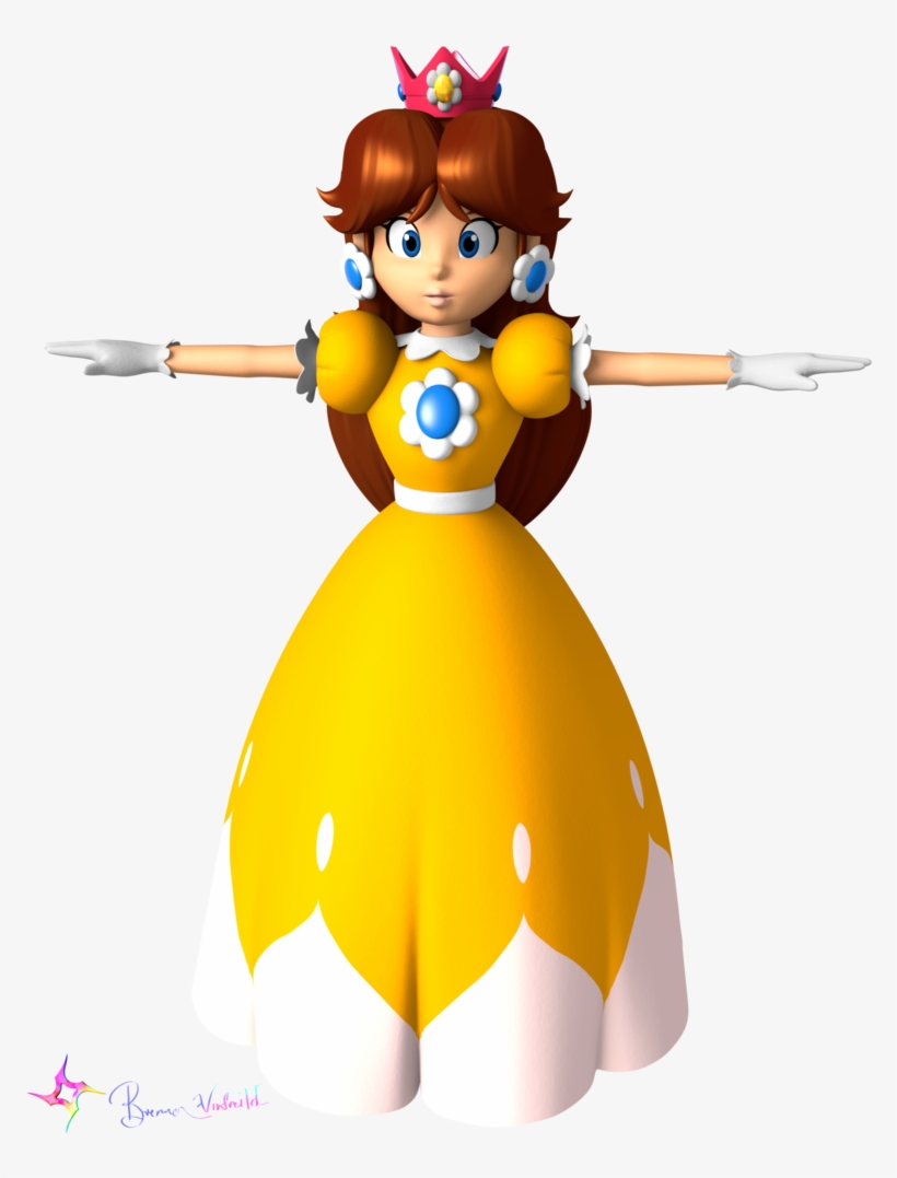 Waving Princess Daisy Png Waving Princess Daisy - Daisy Mario Tennis 64 ...