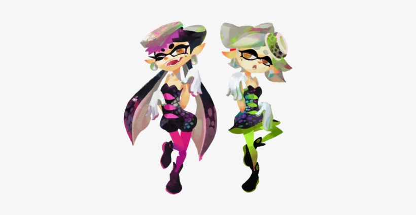 Download Callie & Marie - Splatoon Squid Sisters | Transparent PNG ...
