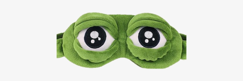 Download Sad Pepe - Sleep Mask Green | Transparent PNG Download | SeekPNG
