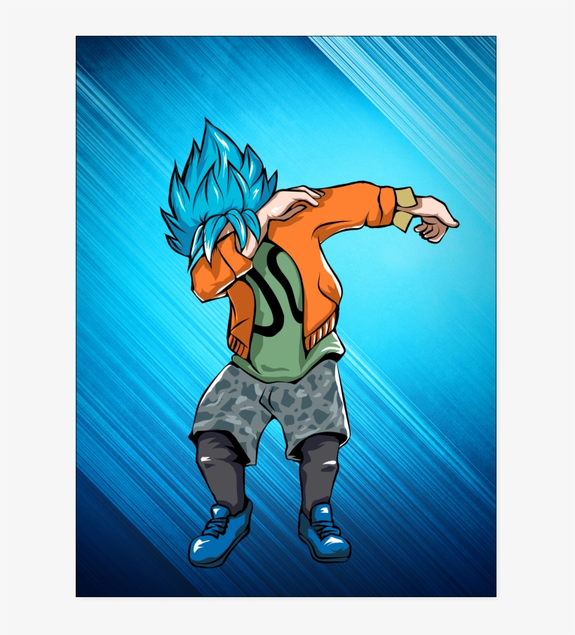 Goku Ssj God Blue Dab Dance PNG Image | Transparent PNG Free Download ...