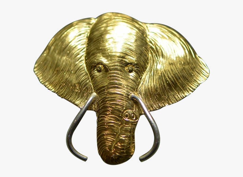Elephant Head Pin/pendant PNG Image | Transparent PNG Free Download on ...