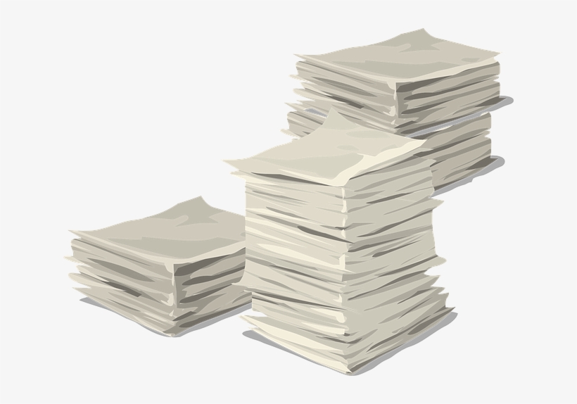 Papers Stack Heap Documents Business Paper - Stack Of Papers ...