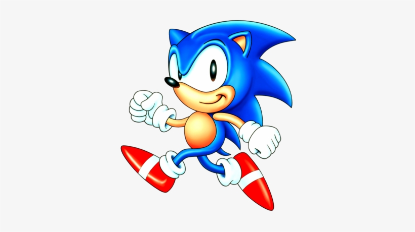 Classic Sonic - Sonic The Hedgehog 1990s PNG Image | Transparent PNG ...