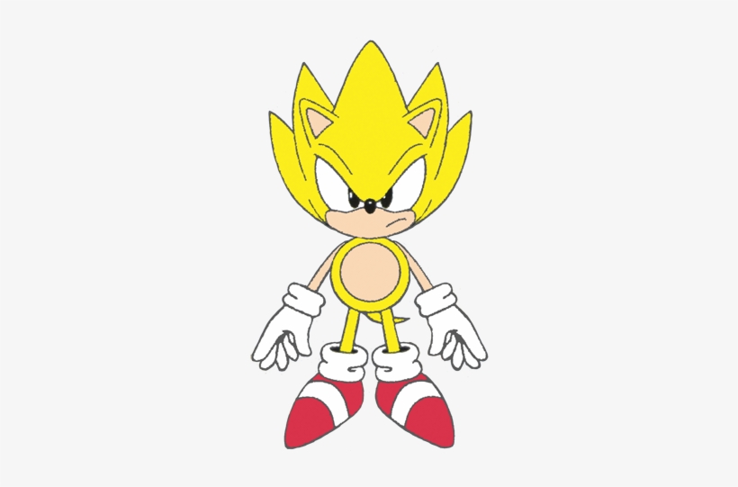 Download Sonic 2d Super Sonic | Transparent PNG Download | SeekPNG