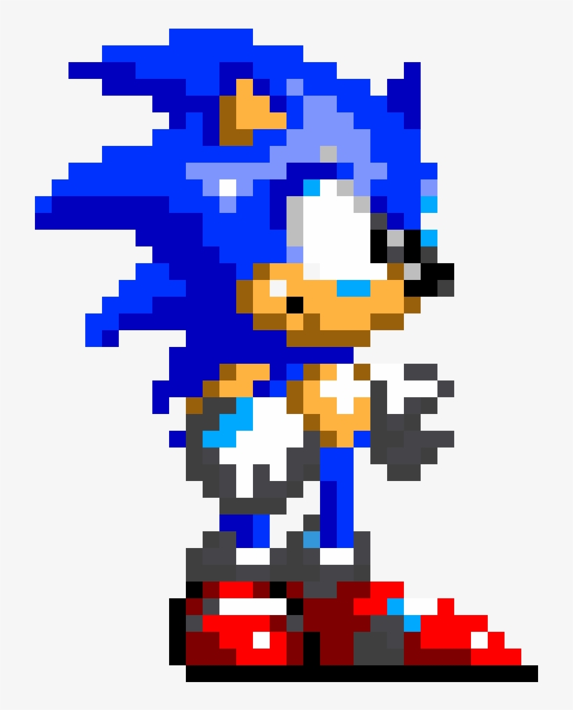 Classic Sonic The Hedgehog - Sonic 3 Sonic Sprite PNG Image ...