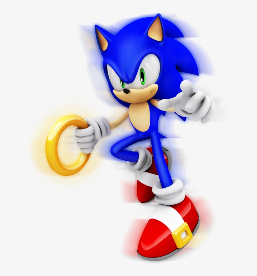 Ring Clipart Sonic - Sonic The Hedgehog With Ring PNG Image ...
