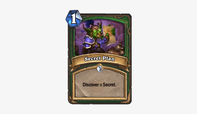 Secret Plan Card - Secret Plan Hearthstone PNG Image | Transparent PNG ...