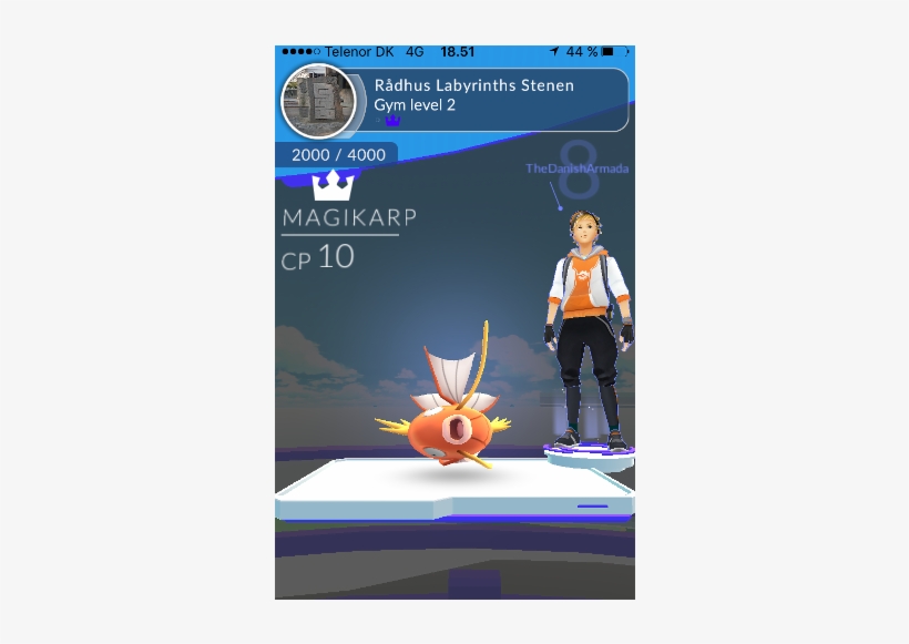 'karp In A Frying Pan - Pokemon Go Magikarp Gym PNG Image | Transparent ...