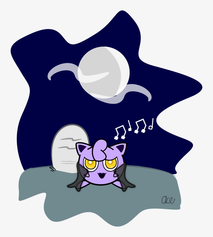 Download Artdoodled My Ghost Jigglypuff - Cartoon | Transparent PNG ...