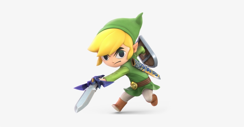 Preview Art - Toon Link Smash Ultimate PNG Image | Transparent PNG Free ...