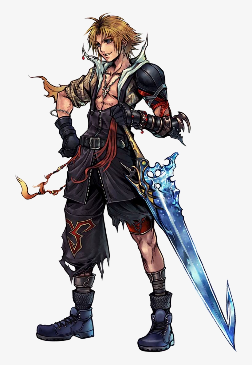 Tidus - Dissidia Final Fantasy Art PNG Image | Transparent PNG Free ...