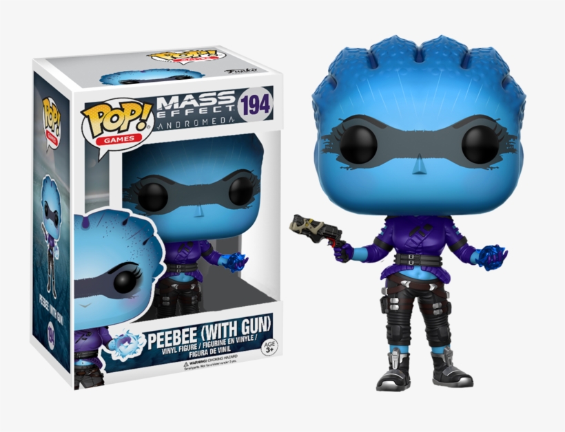 Peebee With Gun Pop Vinyl Figure - Mass Effect Andromeda Pop Figures ...