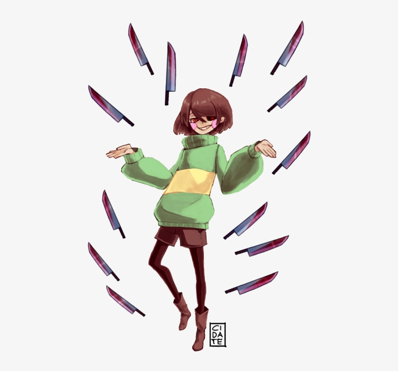 [ Img] - Chara Knives PNG Image | Transparent PNG Free Download on SeekPNG