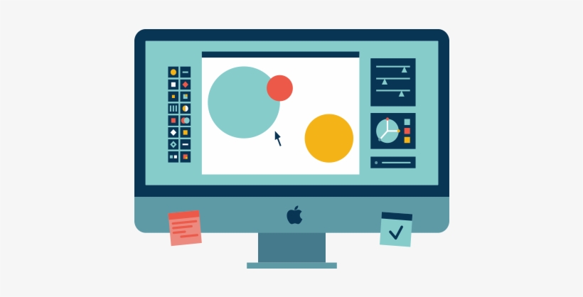 Mac-comp2 - Flat Design Desktop PNG Image | Transparent PNG Free ...