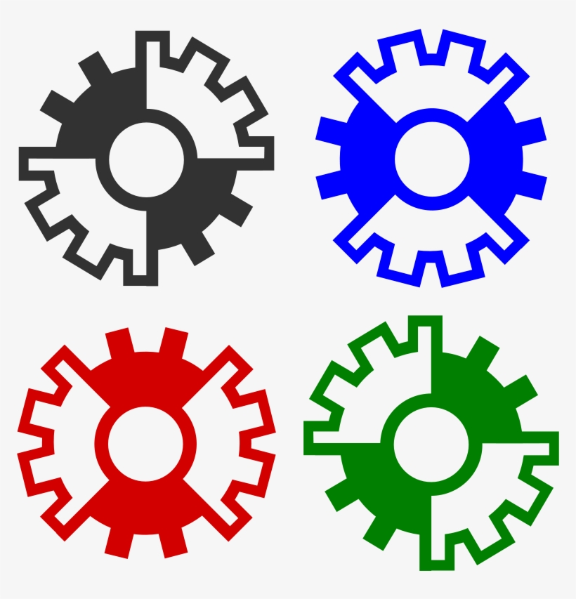 Abstract Gear Wheels - Tekweld Hinged Tin Filled With Sugar Free ...