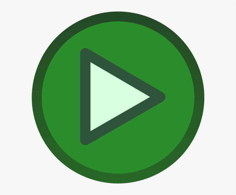 Download Green Play Button Icon | Transparent PNG Download | SeekPNG
