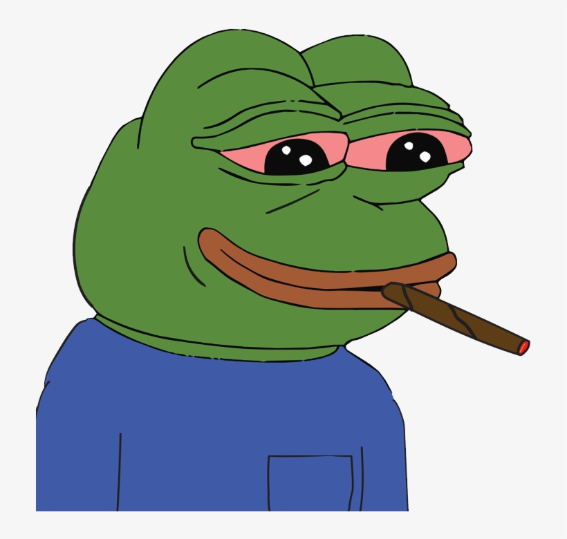 Download Stoned Pepe - Pepe The Frog Blunt | Transparent PNG Download ...