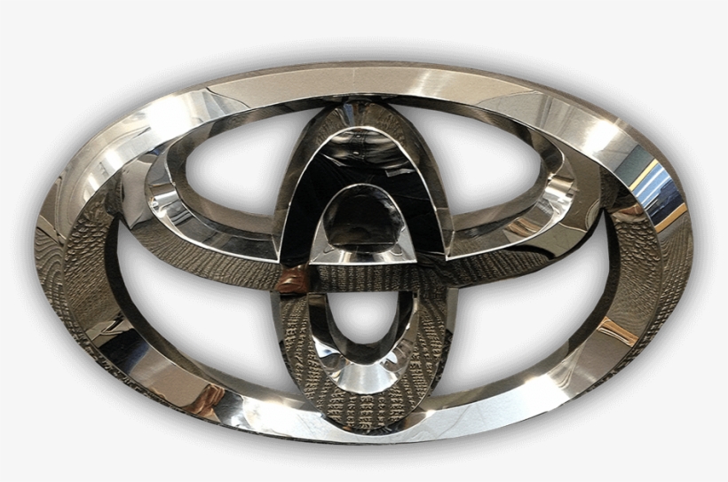 Download Custom Polished Stainless Steel Toyota Logo - Emblem ...