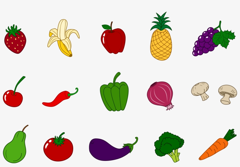 Fruits And Vegetables Clipart Png PNG Image | Transparent PNG Free ...