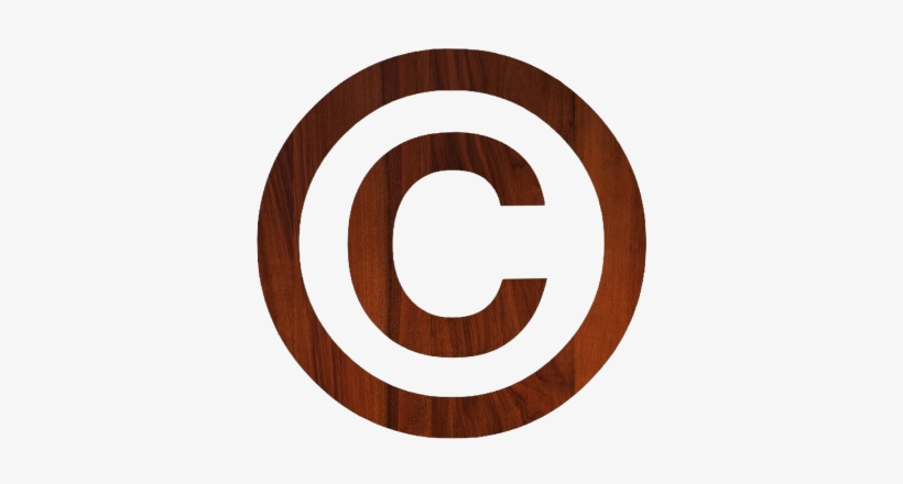 Copyright Wood Icon, Copyright, License, Licensed To - Simbolos De ...