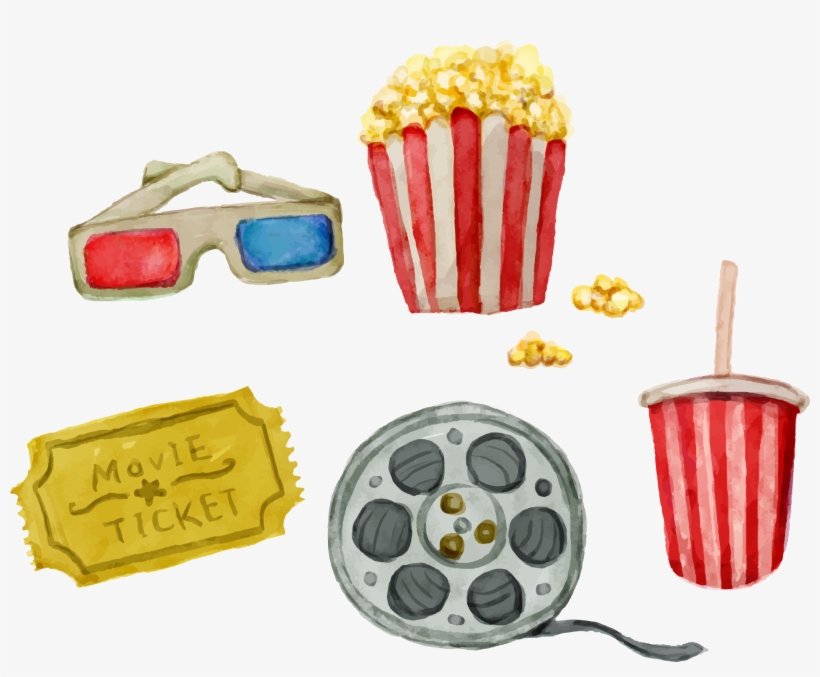 Download Watercolor Painting Film Cinema - Cinema Watercolor ...
