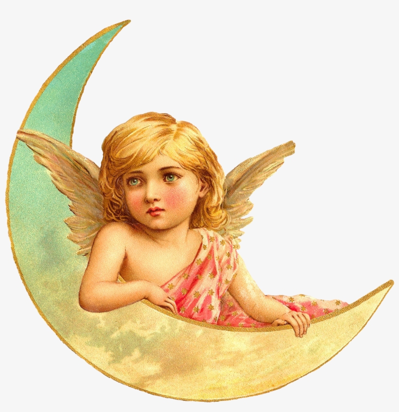 Beautiful Victorian Angels Clipart - Victorian Angel Png PNG Image ...