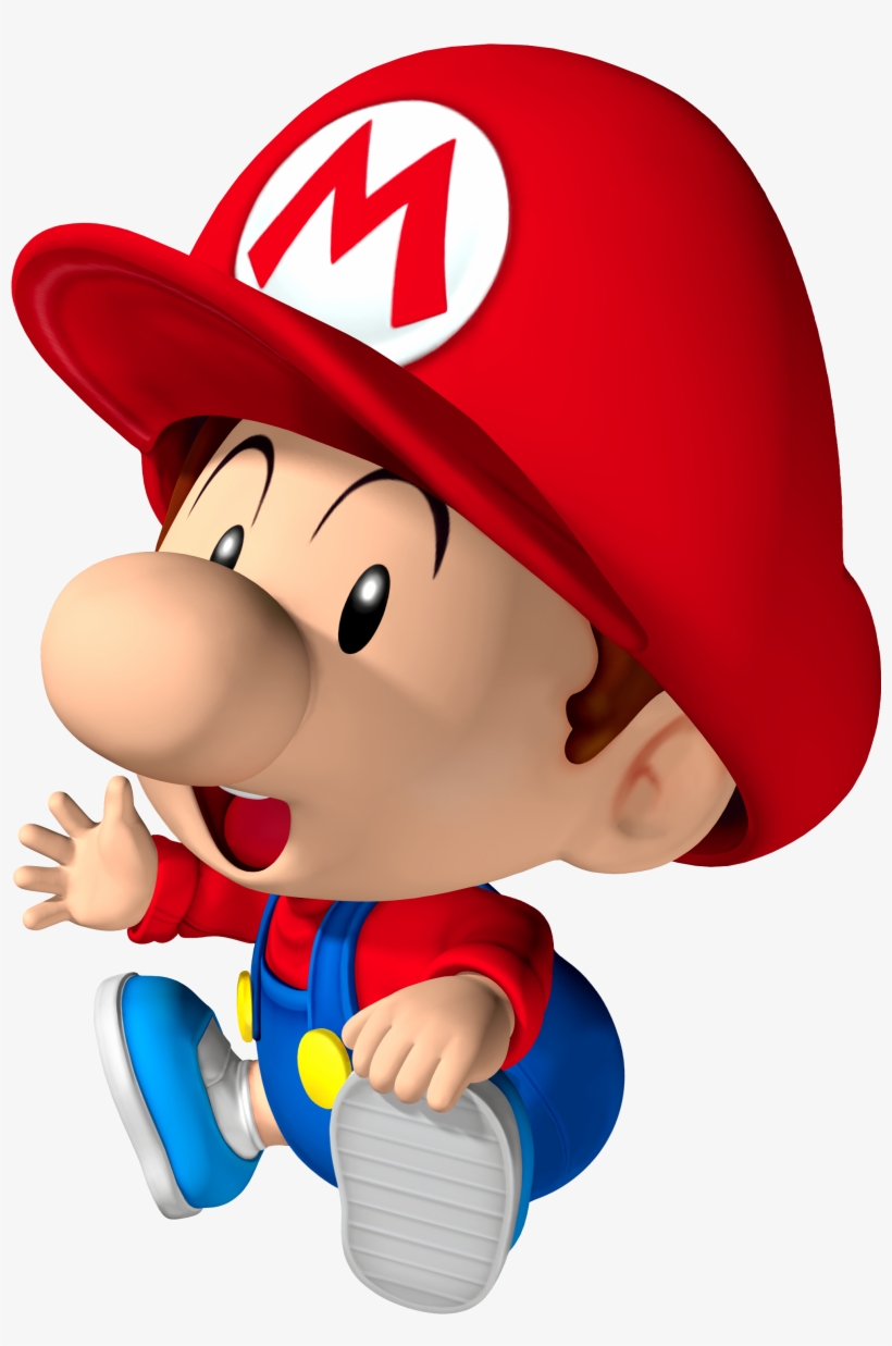Super Mario Clip Art - Baby Mario PNG Image | Transparent PNG Free ...