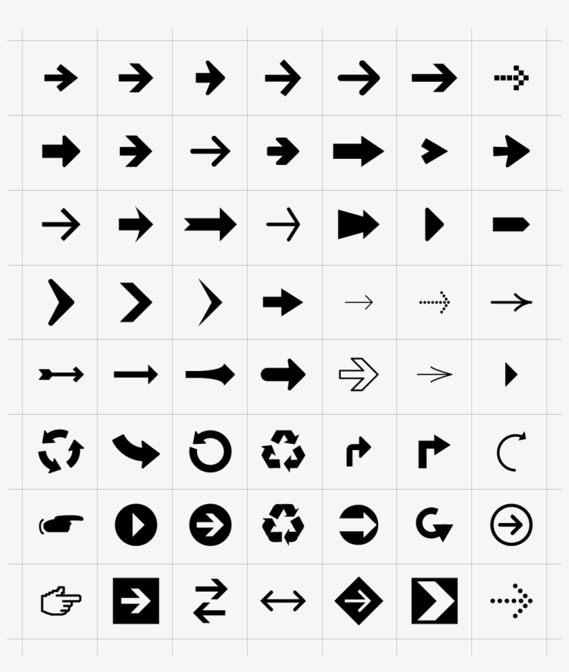 Download Arrow Symbols To Download - Arrow Vector Illustrator ...