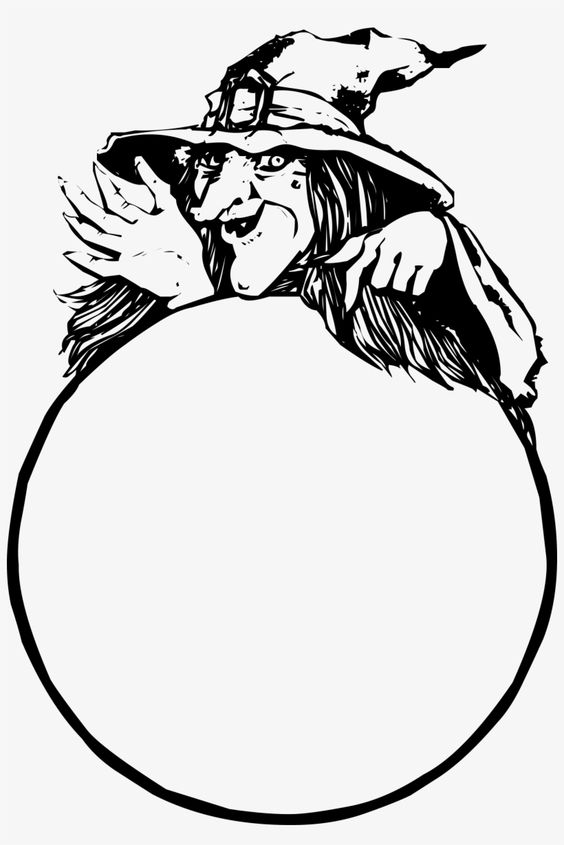 This Free Icons Png Design Of Witch With Crystal Ball PNG Image ...